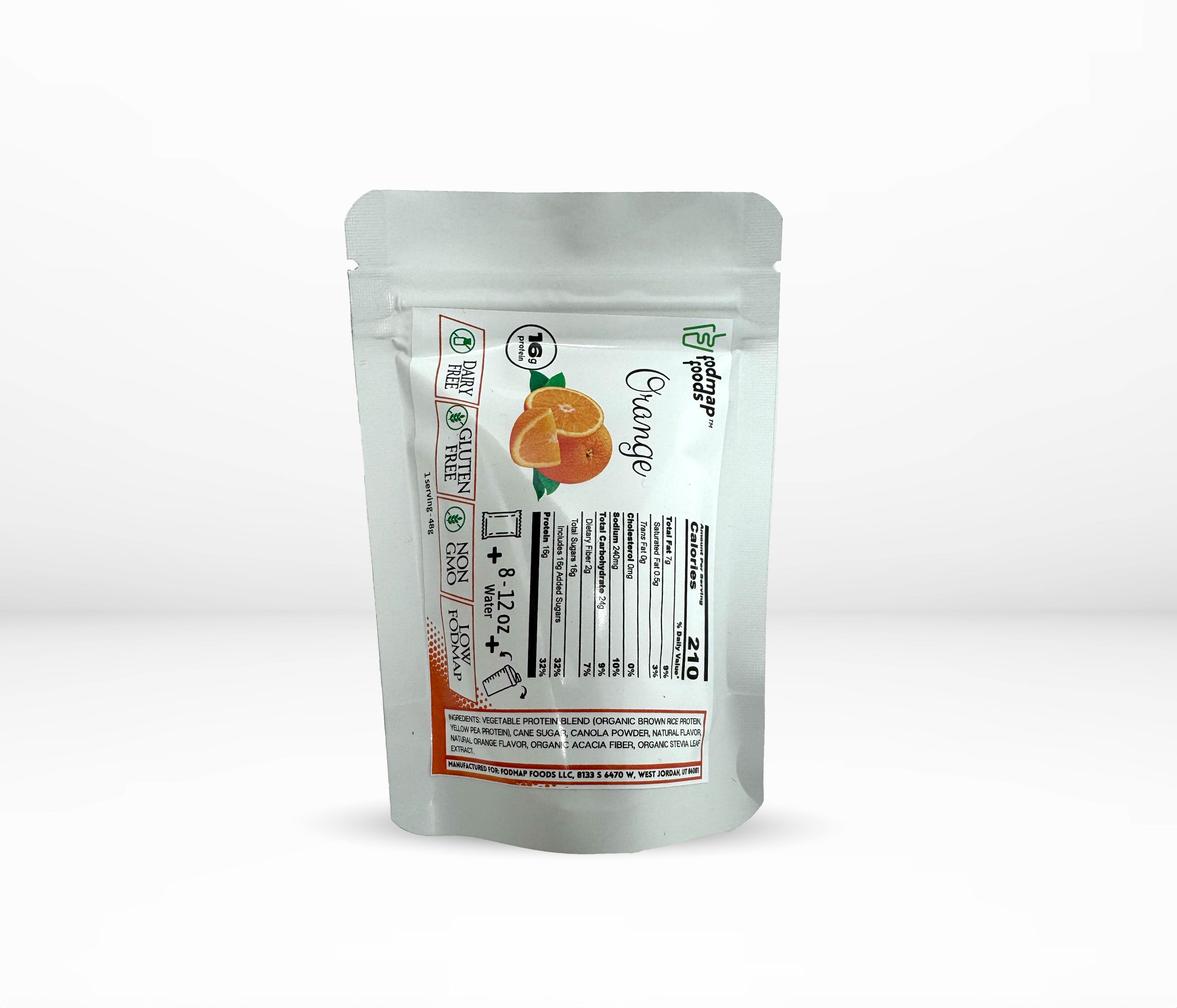 Orange Protein Meal Replacement Sachet – FODMAP Foods